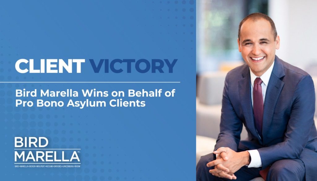 Pro Bono Practice - Bird Marella