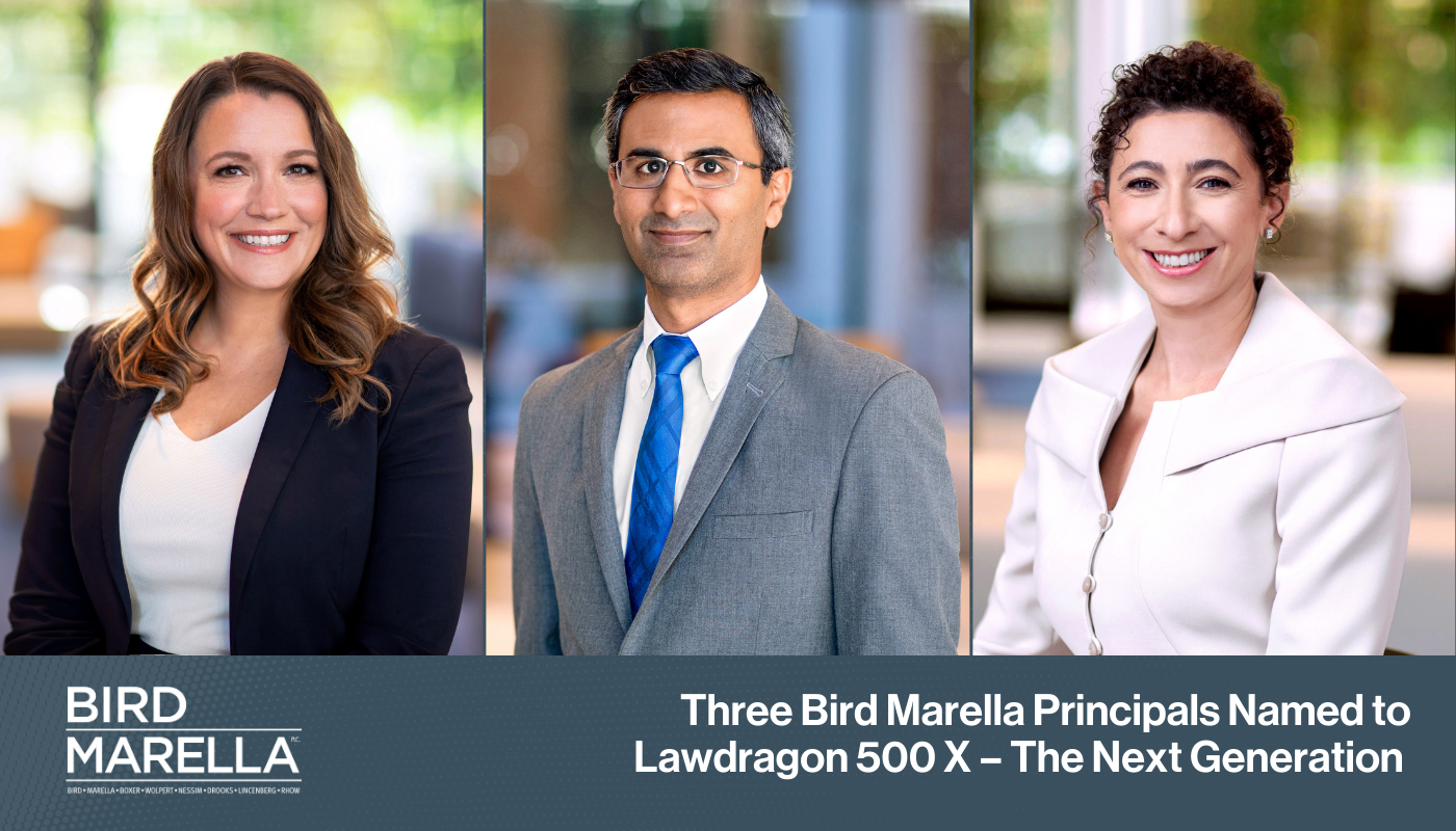Three Bird Marella Principals Named to Lawdragon 500 X – The Next Generation - Bird Marella