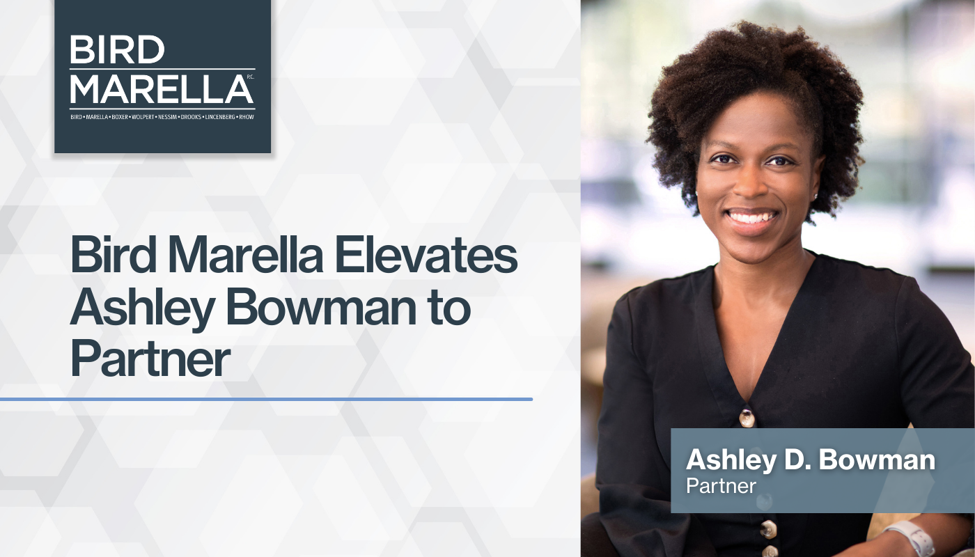 Bird Marella Elevates Ashley Bowman to Partner - Bird Marella