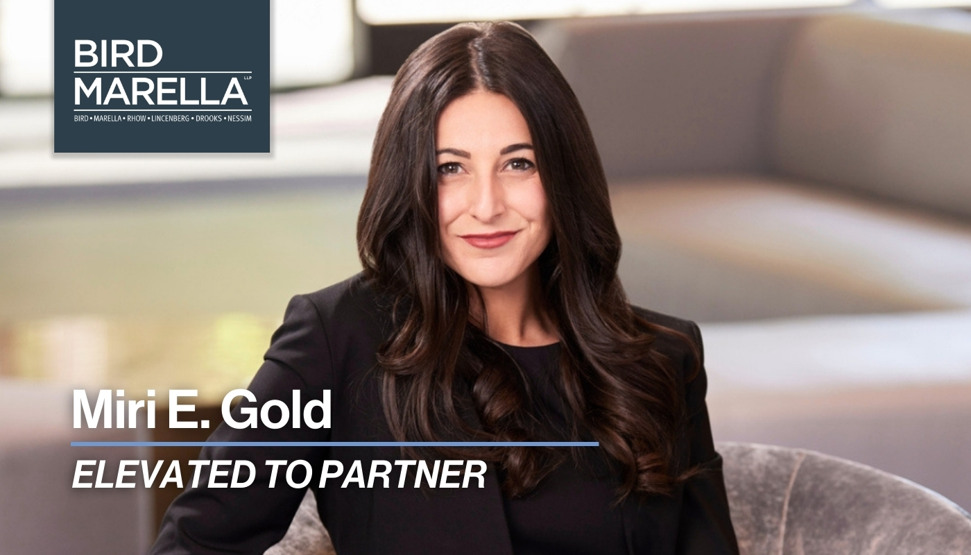 Bird Marella Elevates Miri Gold to Partner - Bird Marella